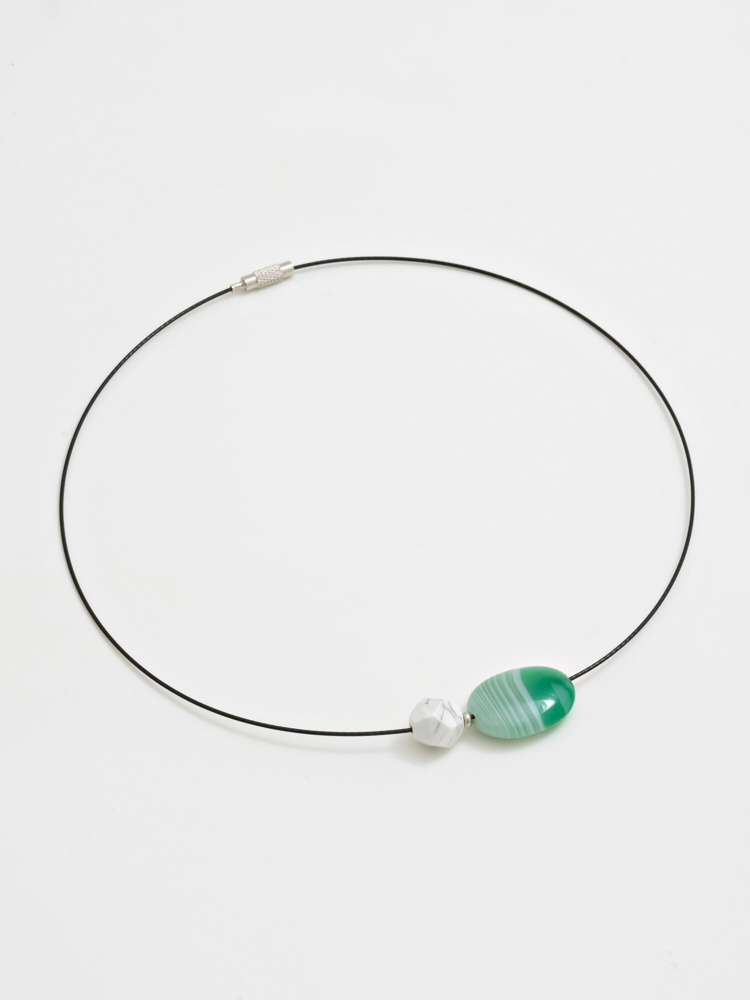 Чокер ЖемАрт, агат, яшма