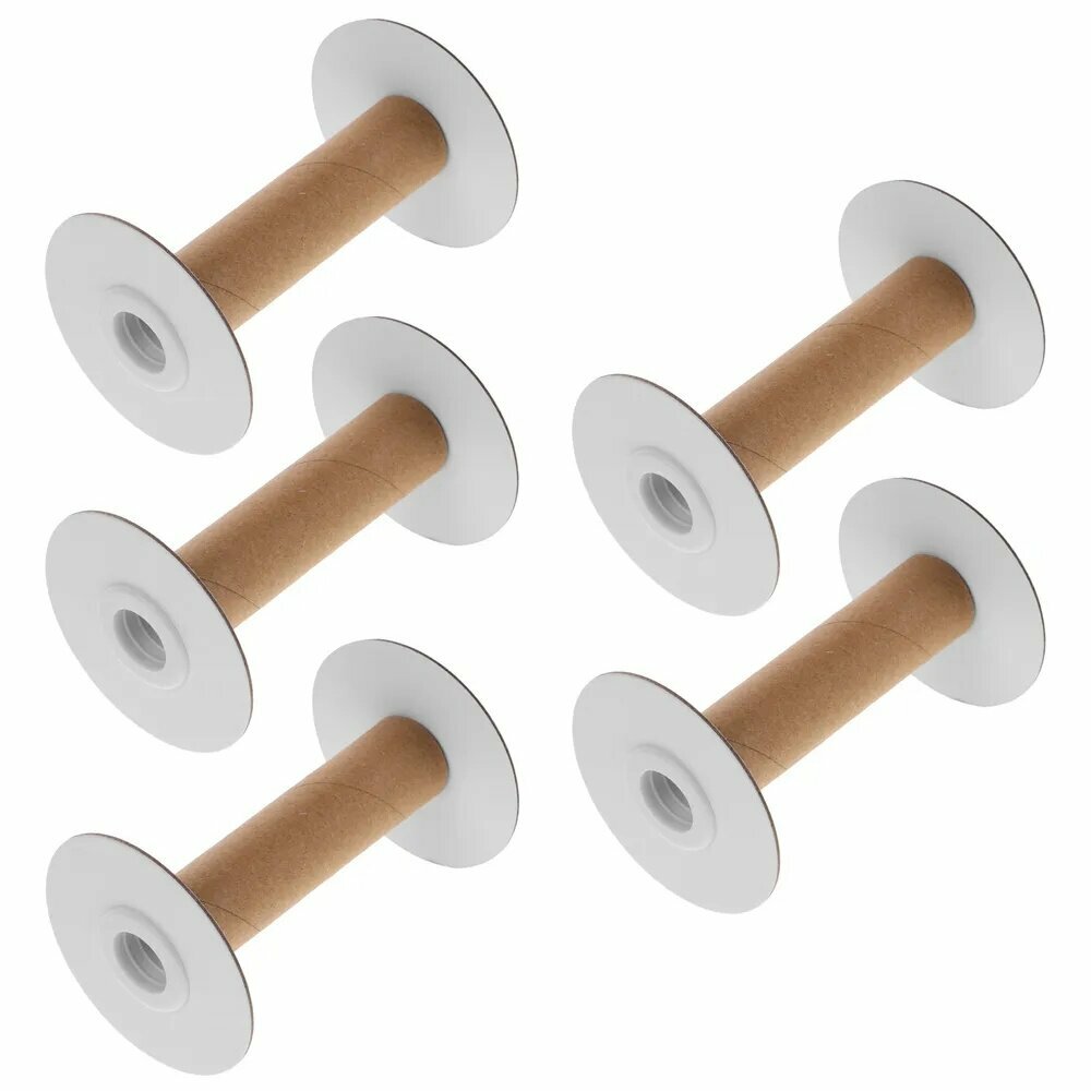 Бобины Для Намотки Нитей, Пряжа Для Шитья, Прочные И Долговечные, Подходят Для Вышивки, 5 Шт