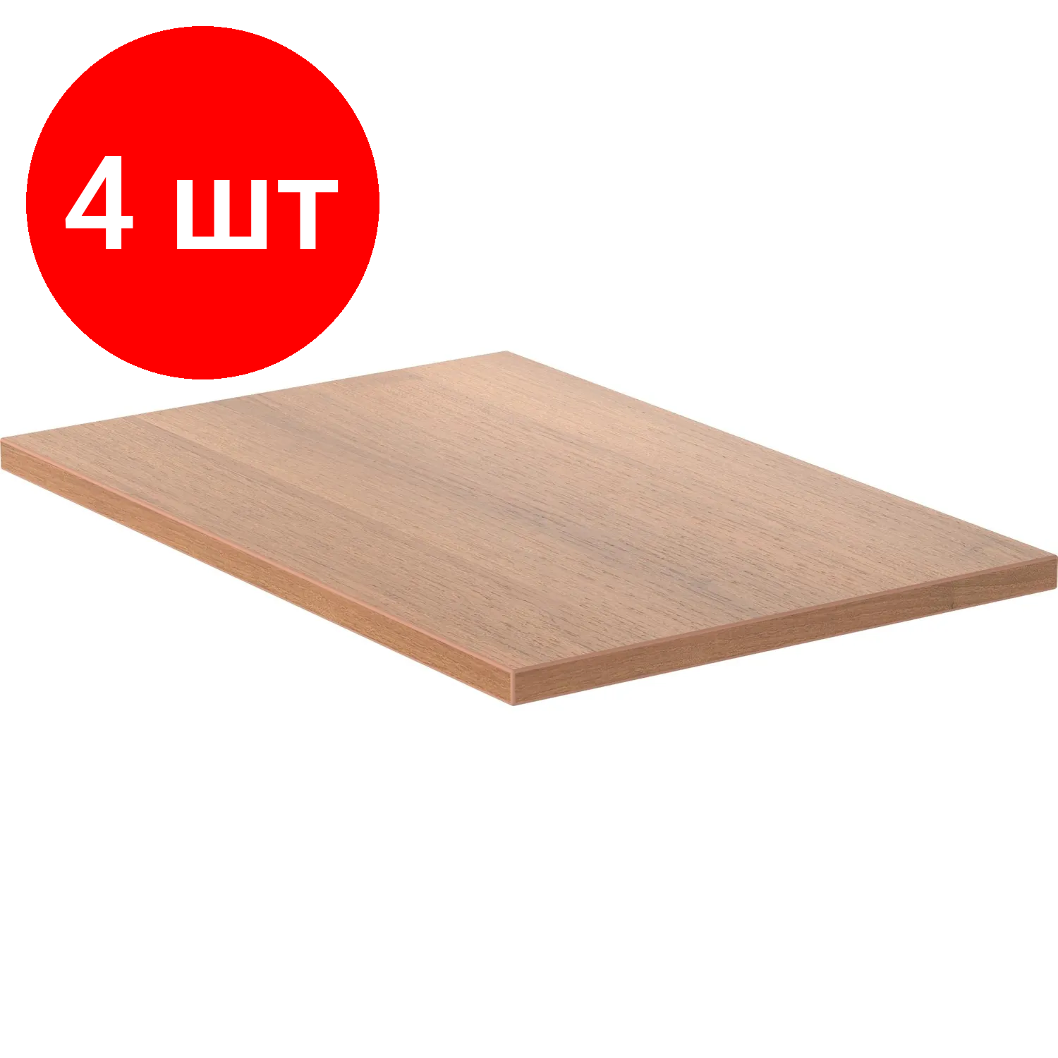 Комплект 4 штук, Топ Easy One к тумбе приставной LT 22/16 400 орех new Г600