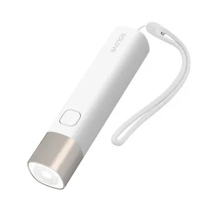 YOYOPIN SOLOVE X3 титановый фонарик 3000 мАч Белый, Type-C White