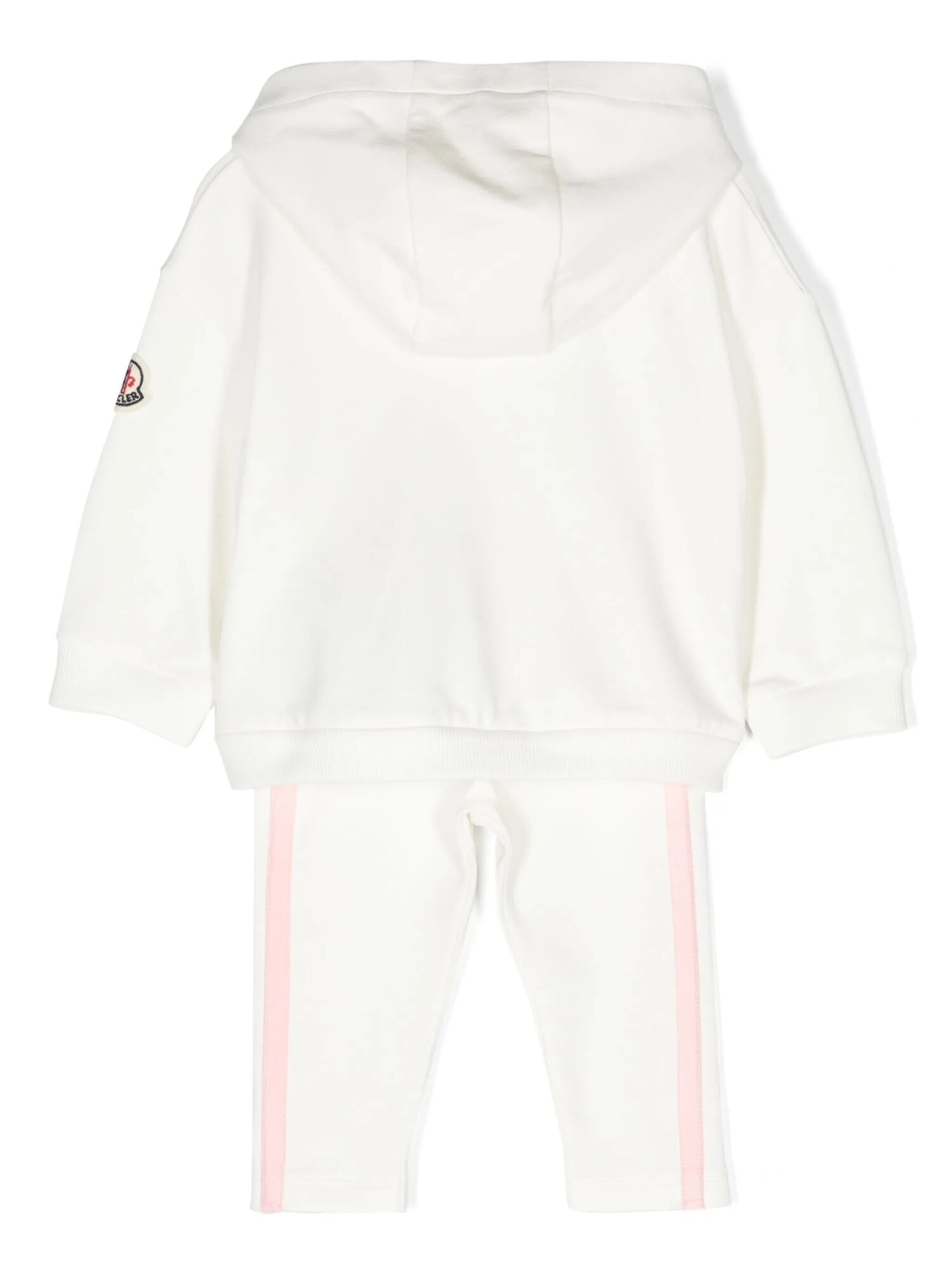 Костюм классический Moncler, размер 12-18 мес, серебристый — фото 1