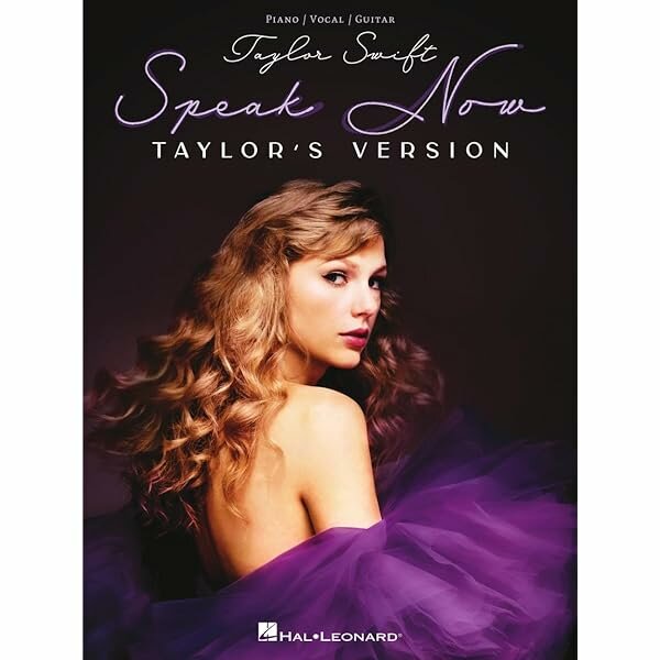 Taylor Swift - Speak Now (Taylor's Version) | Piano/Vocal/Guitar Songbook | 22 Songs from the Record-Breaking Album | Sheet Music for Piano, Voice, and Guitar | Perfect Gift for Music Lovers，Reprinted paperback book