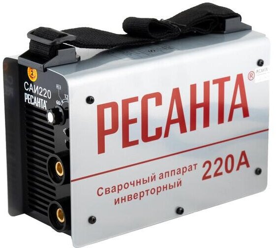 Инвертор сварочный САИ-220 220А d5 140-240В IP21 горячий старт Ресанта РЕСАНТА 65/3 (1 шт.)