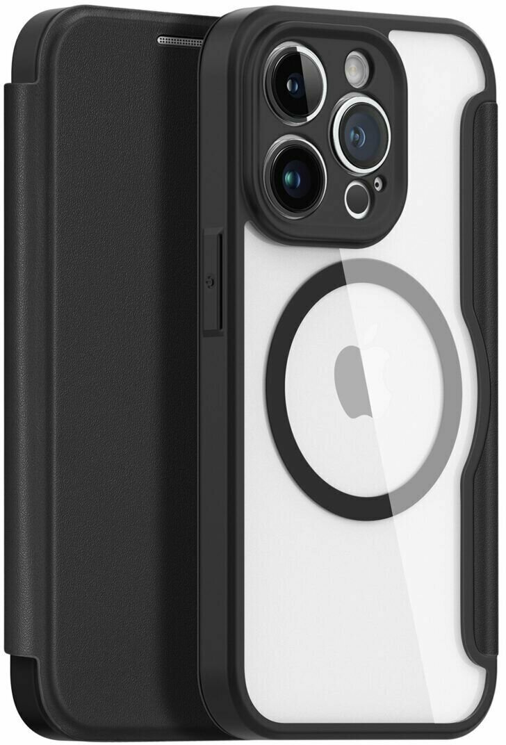 Чехол книжка Dux Ducis для iPhone 14 Pro 6.1" (with MagSafe) черный