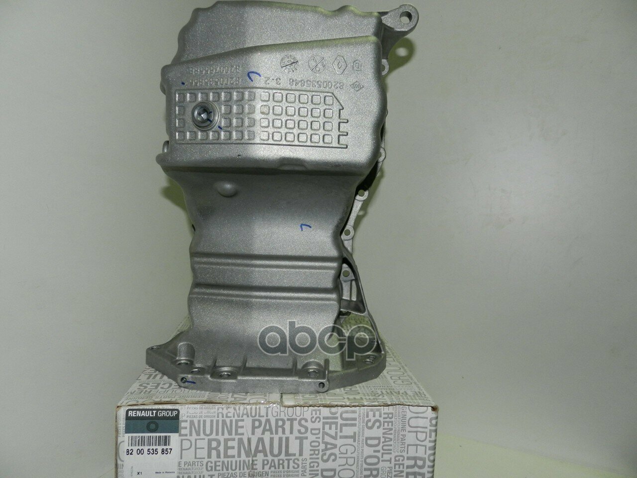 Поддон масляный картера двигателя k7j/k7m dacia: logan 1.4/1.6i 04-12 sandero 1.4/1.6i 08- RENAULT арт. 8200535857