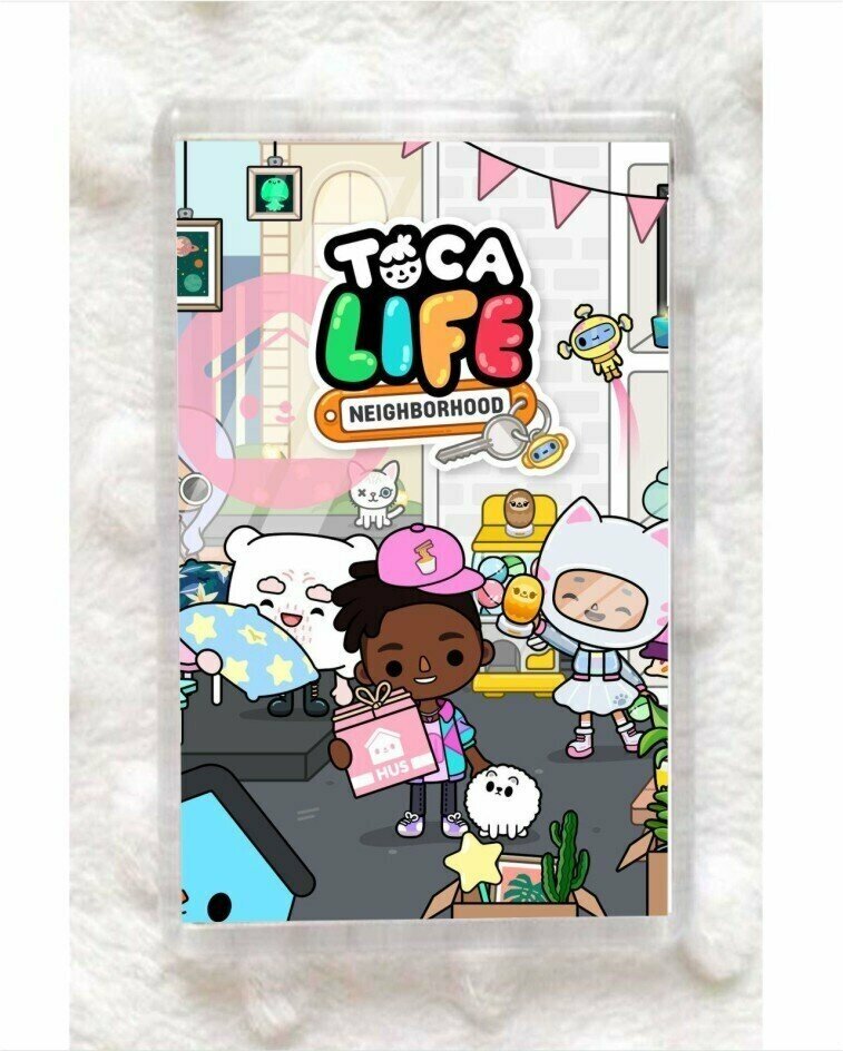 Магнит акриловый прямоугольный MIGOM с принтом "Тока Бока, Toca Boca" - 2