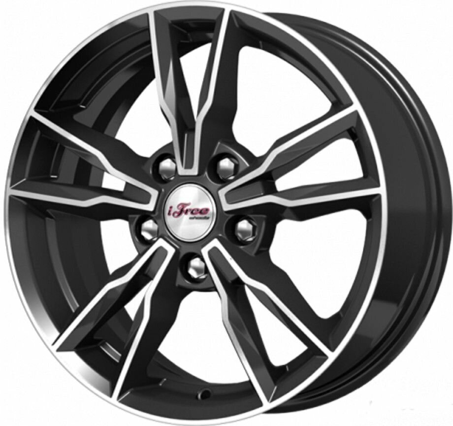 Диск автомобильный литой i Free Икигай 16x6.5 5x108 et40 dia67.1 Блэк Джек
