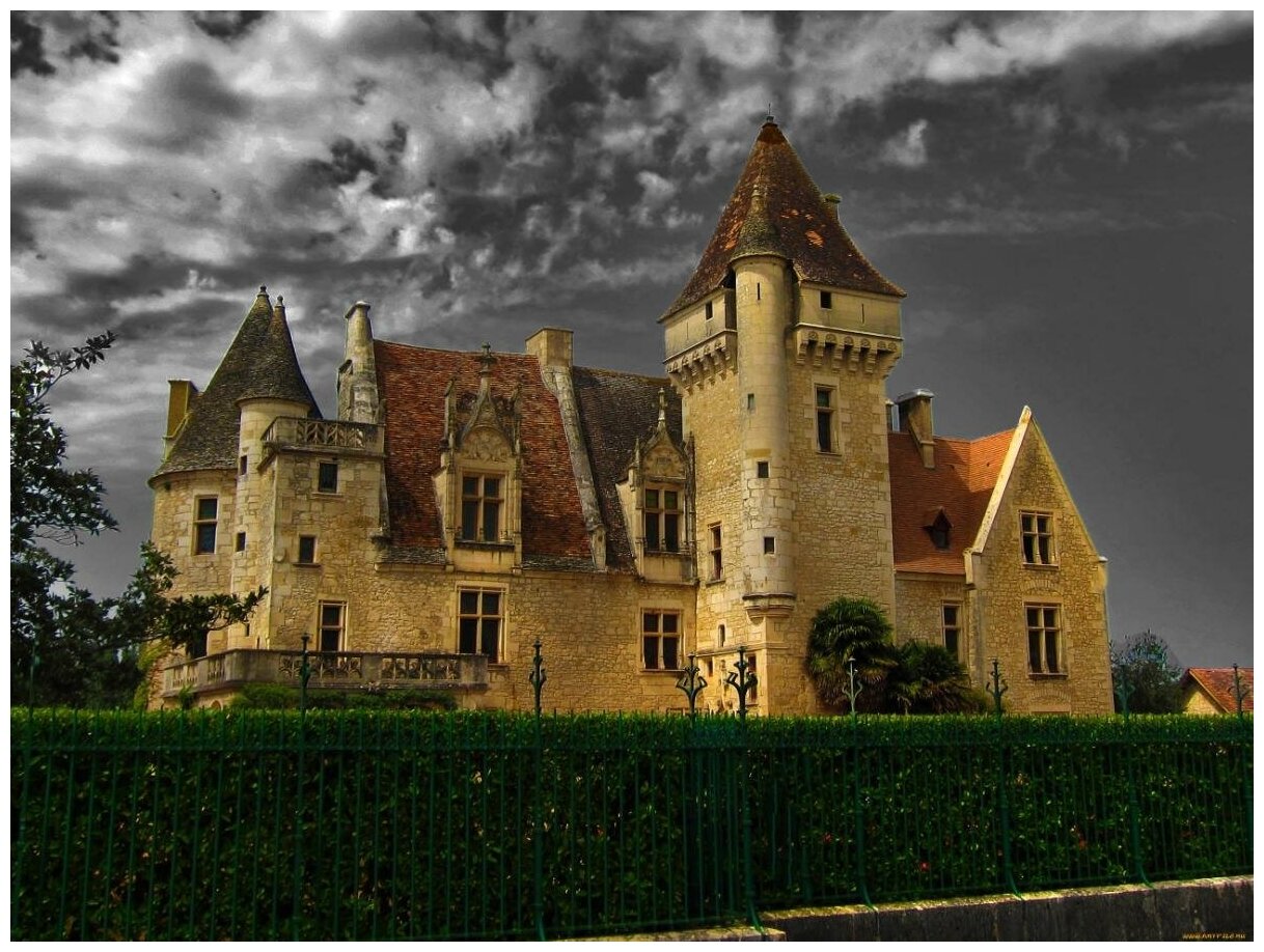 Постер / Плакат / Картина Средневековая ирландская крепость 60х90 см в подарочном тубусе