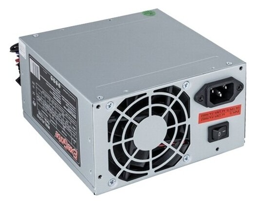 Блок питания ATX 450Вт ExeGate CP450 вентилятор 8см 24pin, CPU 4+4pin, PCI-E 6+2pin, 3 SATA, 2 Molex - серебристый