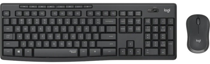 Клавиатура + мышь Logitech Wireless Combo MK295 Silent - GRAPHITE