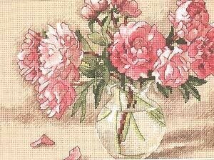 Dimensions Пионы в вазе 65048