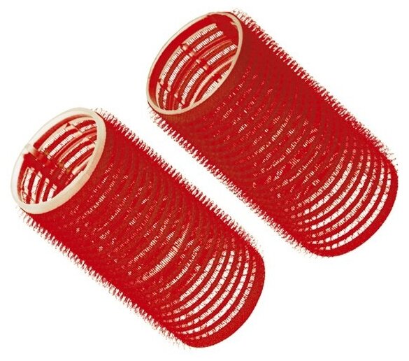 Dewal Beauty DBL36 Бигуди-липучки красные d 36 мм x 63 мм (10 шт) dewal beauty