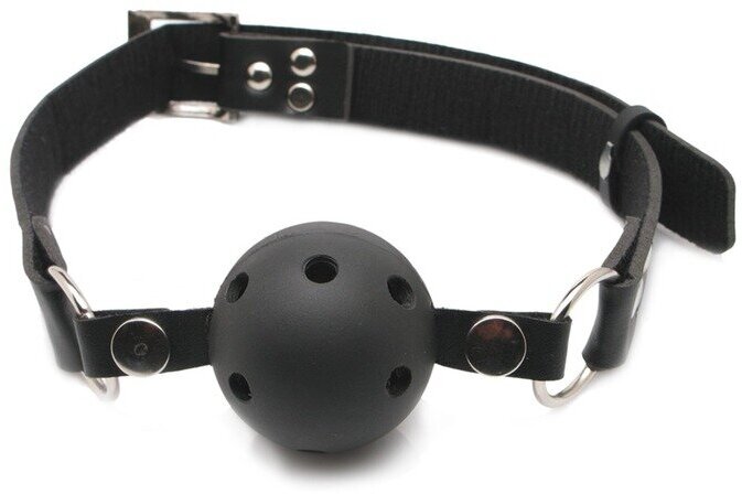 Breathable Ball Gag — кляп с отверстиями для дыхания, ⌀4 см