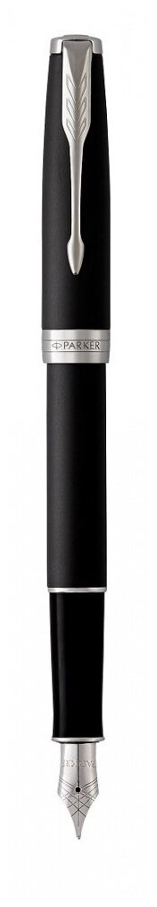 Перьевая ручка Parker Sonnet , Matte Black CT, перо: F, цвет чернил: black, в подарочной упаковке 1931521