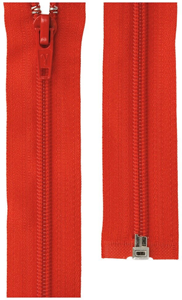 Молния Спираль "GAMMA" G105 75 см тип 5 разъёмная однозамковая №159 красный