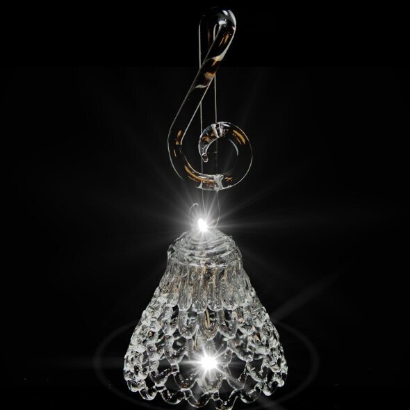 Колокольчик хрустальный «Скрипичный ключ», Гусь Хрустальный GH-XL010