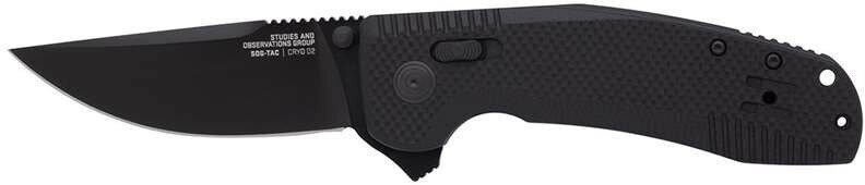 SOG Складной нож TAC XR Black Out (12-38-01-41)