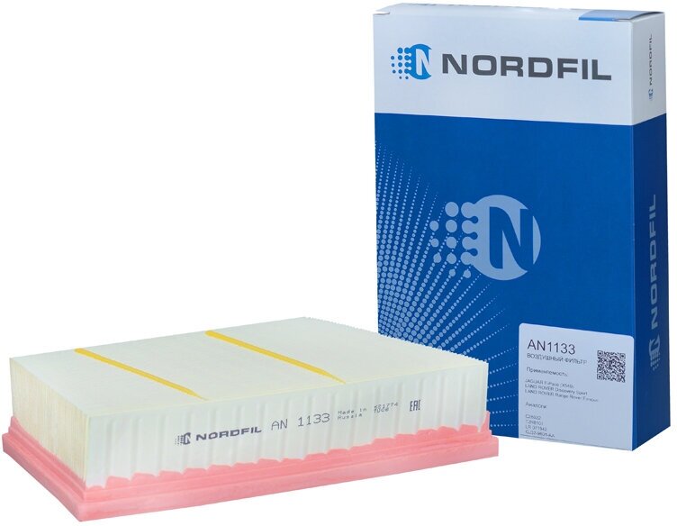 Фильтр воздушный Jaguar E-Pace (X540) Land Rover Discovery Sport (L550) Range Rover Evoque (L538 NORDFIL арт. an1133