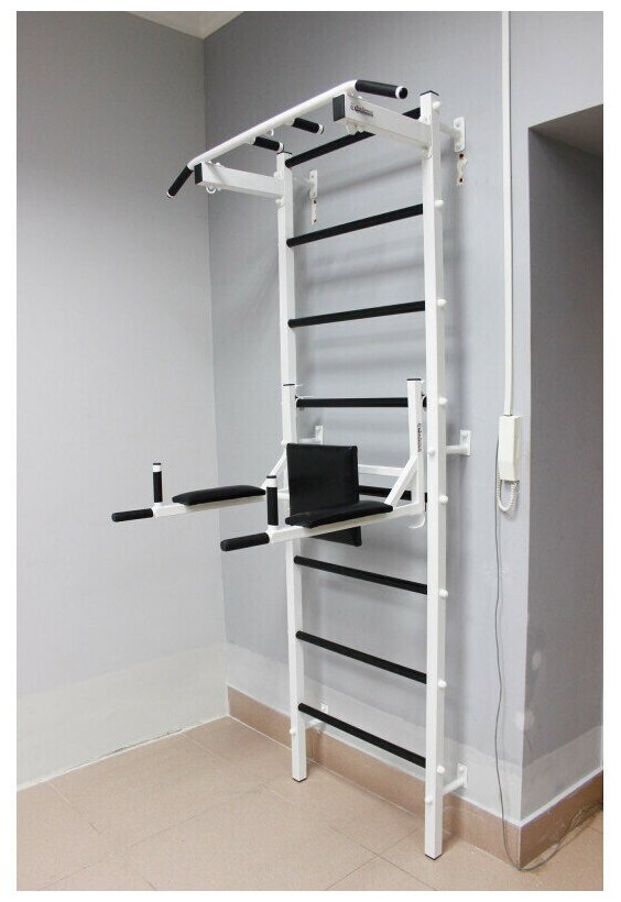 Спортивный элемент шведская стенка с турником и брусьями для взрослых и детей