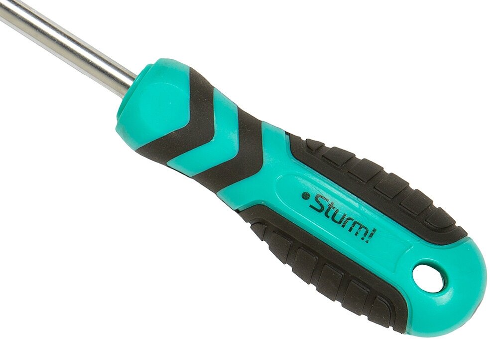 Отвертка TORX с отверст. магнит. наконеч, эрго ручка TT40H*150мм, Sturm! 1040-23-TT40-150