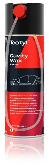 Антикор для скрытых полостей Tectyl Cavity Wax Amber с насадкой-удлинителем (Tectyl ML) 500 мл (887096)