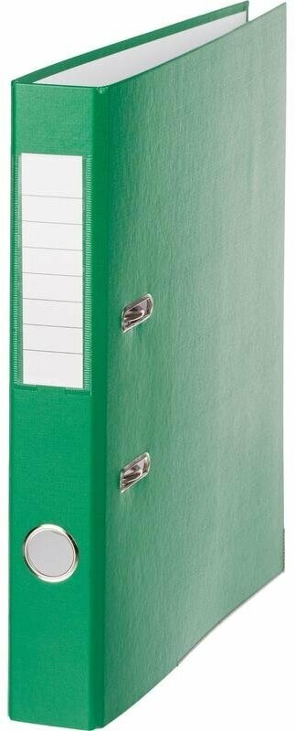 Папка-регистратор 50мм зелен_бюджет, ПБП1, мет угол, реестр, 1619244