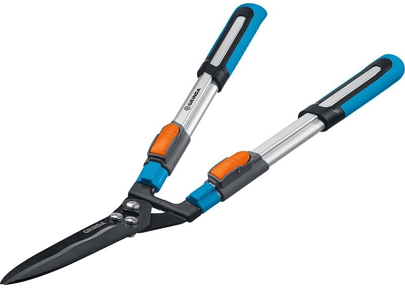 GRINDA PH-840T длина 645-890мм закаленные лезвия антикор. покрыт алюминиевые рукоятки телескопические накладки TPR кусторез PROLine 423795