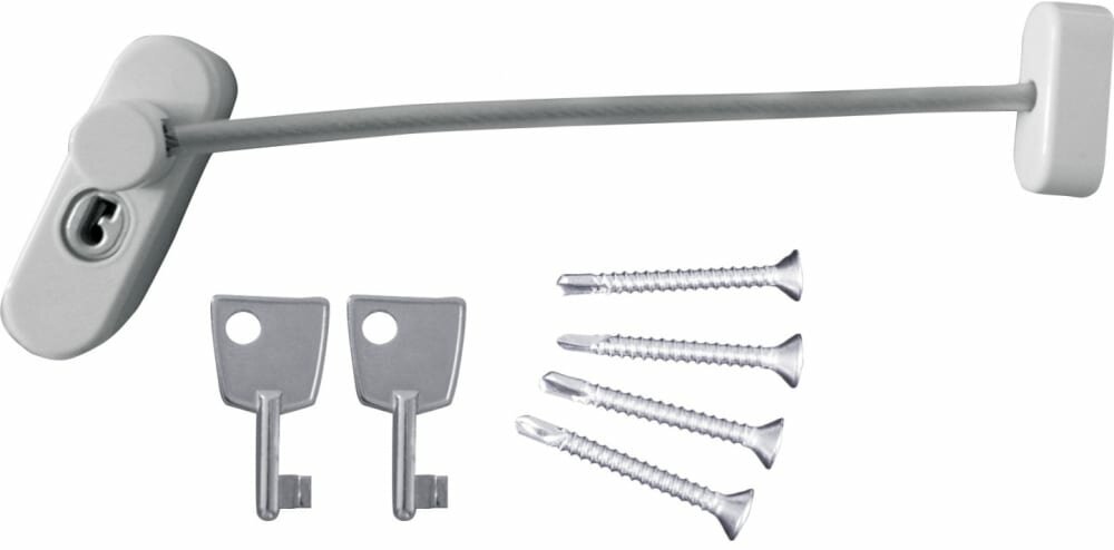 Блокирующий замок для ПВХ окон DORF SL-04_White