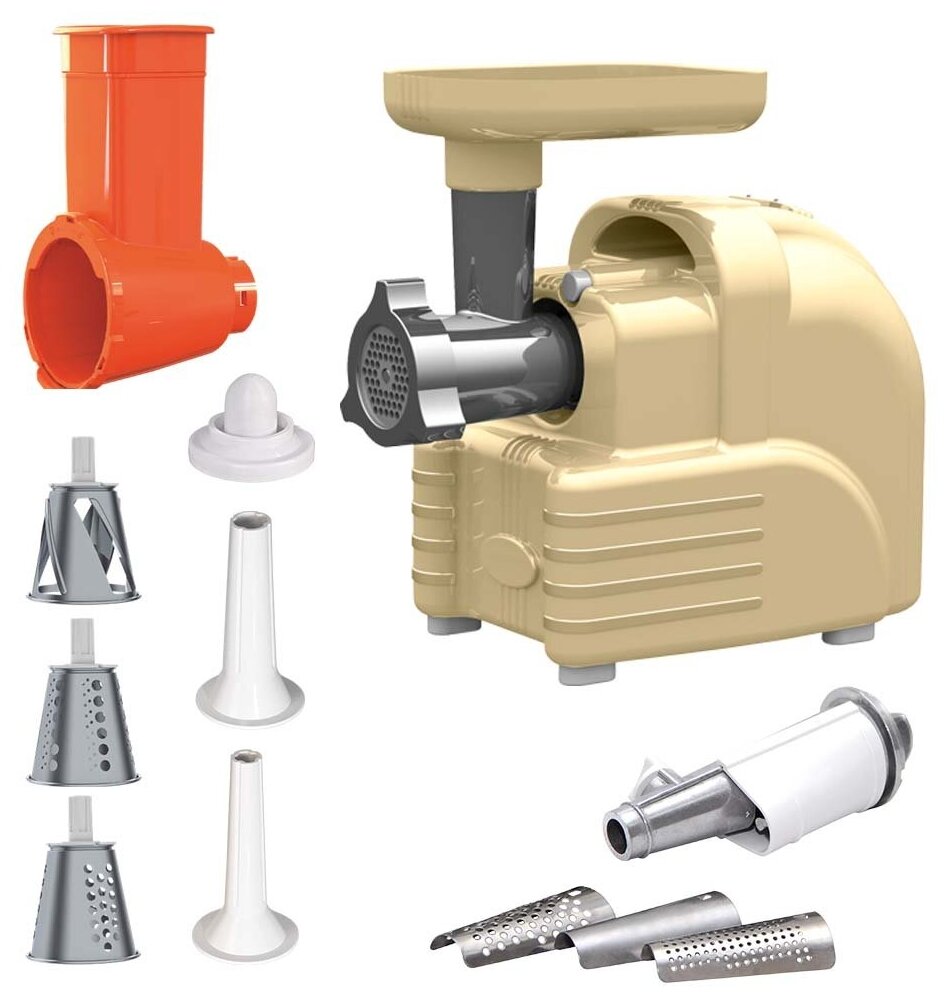 Мясорубка аксион М63.02 бежевый