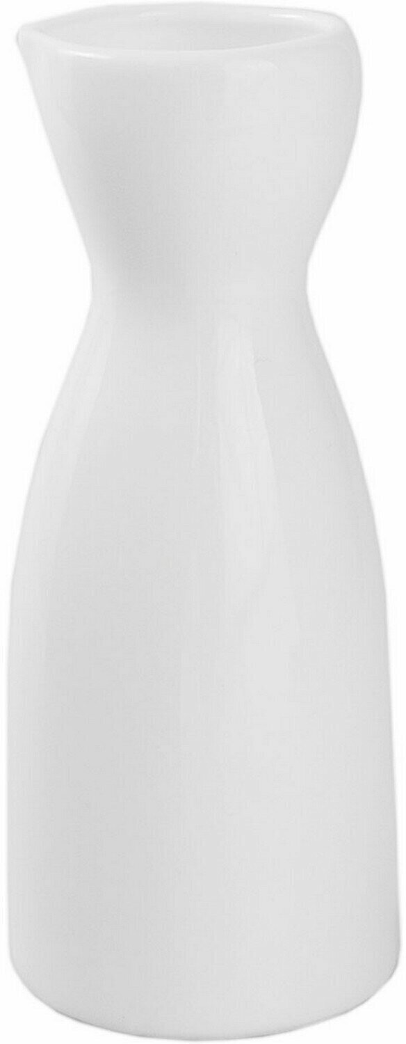 Бутылка для саке Kunstwerk 140мл, 50х50х120мм, фарфор, белый