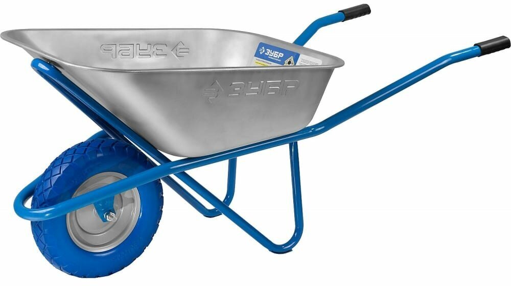 Строительная тачка ЗУБР Профессионал ПТ-200 110 л, грузоподъемность 220 кг 39903_z01, 110 л