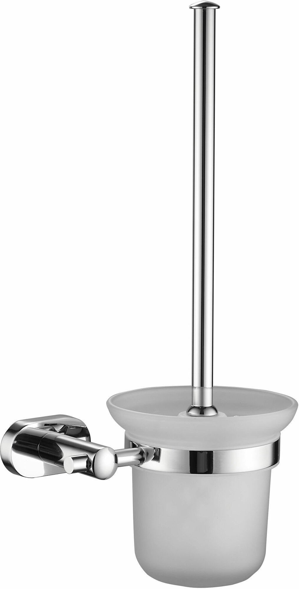 Ершик для туалета подвесной матовое стекло Belz