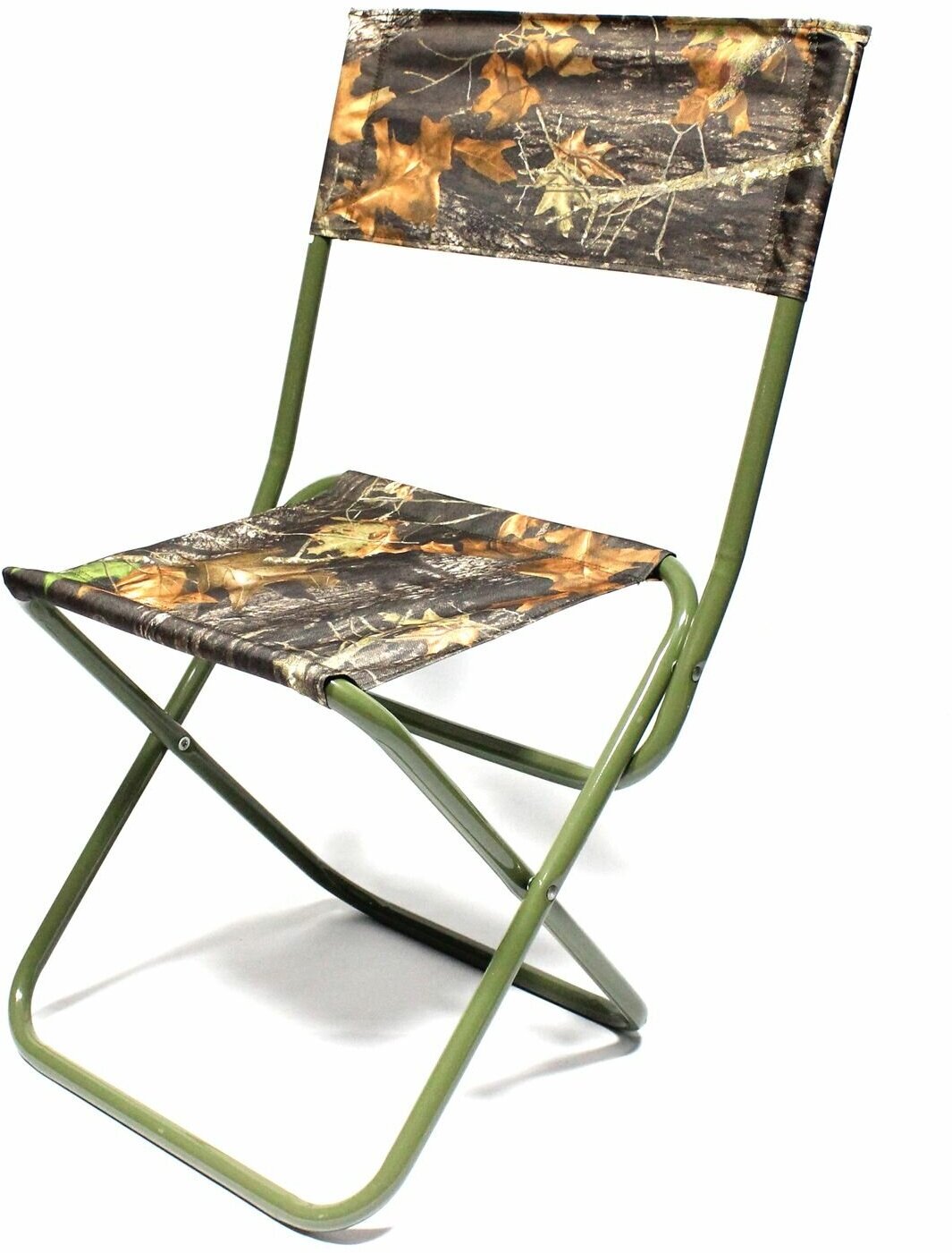 Стул складной туристический "следопыт" со спинкой, средний 35х47х81 см