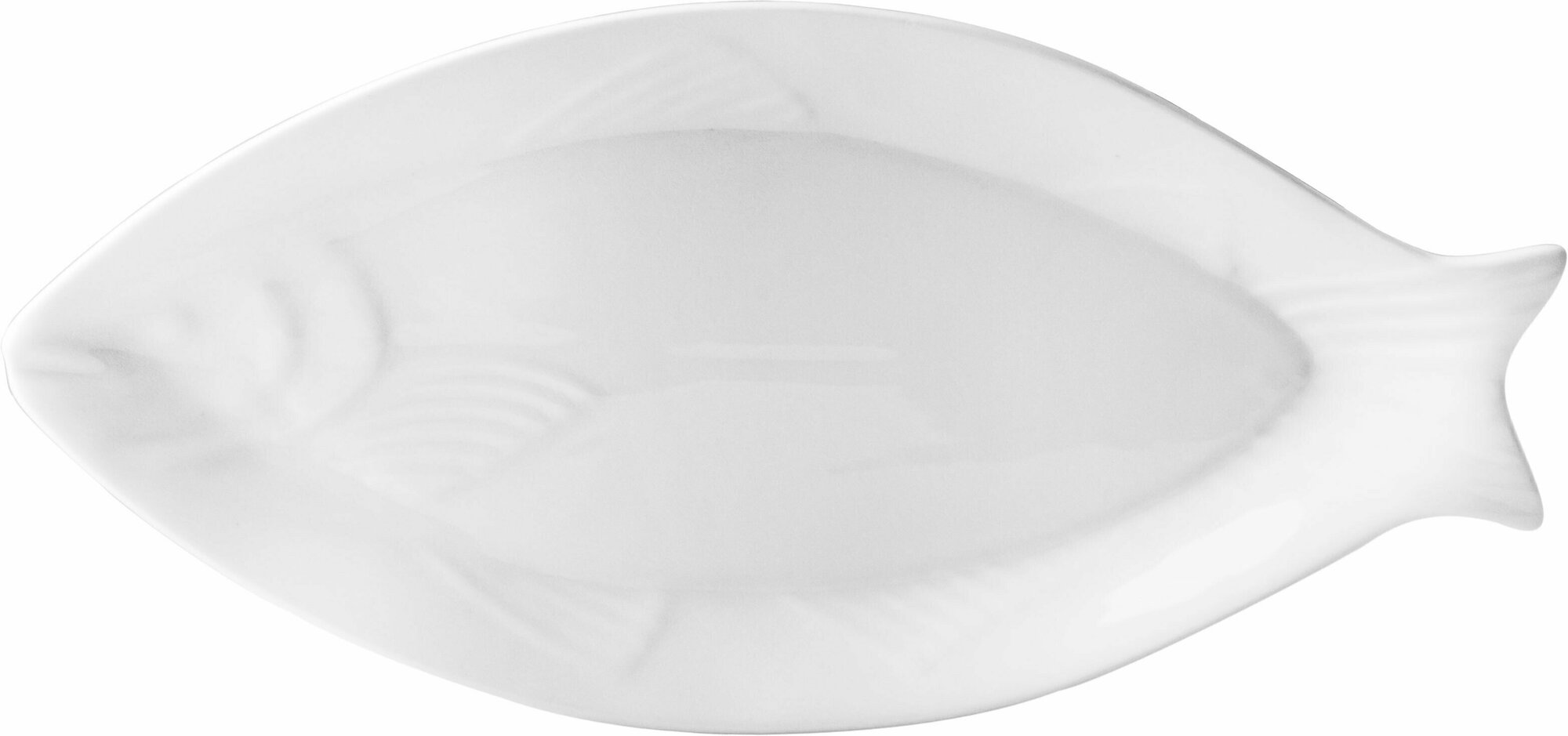 Блюдо Kunstwerk для рыбы 335х164х31мм, фарфор, белый