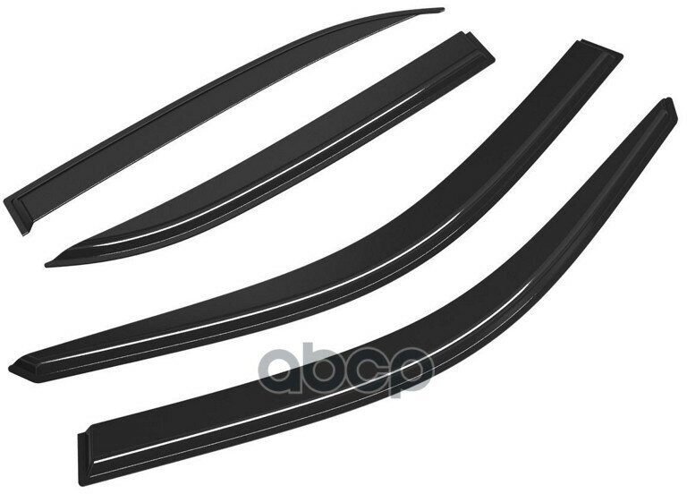Дефлекторы на бок. стекла HYUNDAI ACCENT 2000-2011 Voron Glass серия Samurai Voron Glass арт. DEF00232