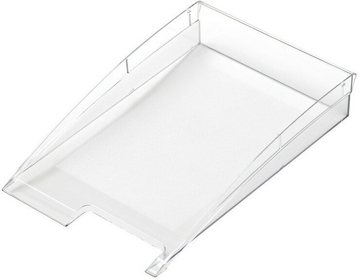Лоток для бумаг горизонтальный Attache City прозрачный 479428