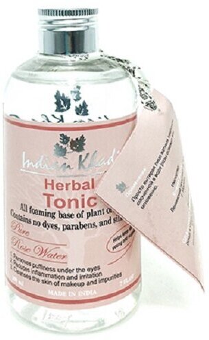 Тоник Розовая вода Кхади Pure Rose Water Herbal Tonic Indian Khadi 200 мл.