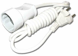 Удлинитель-шнур Universal 1х3 м, с заземлением, 13А, IP20, УШ-16, 3х1 мм2