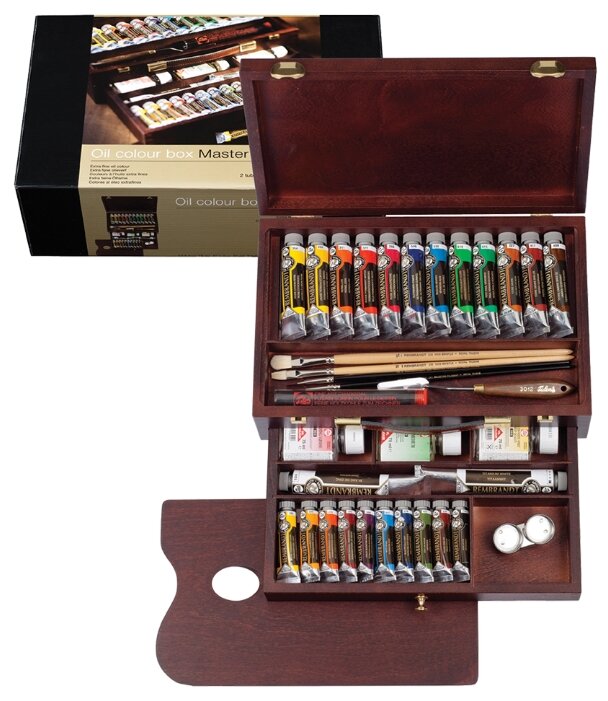 Royal Talens Набор масляных красок Rembrandt Мастер 10цв*15мл/12цв*40мл/2цв*60мл
