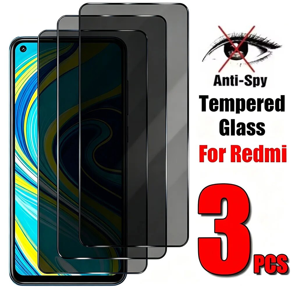 Защитное стекло для Xiaomi Redmi Note 9S 9 Pro, 3 шт, защитная пленка из Redmi Note 9 Pro