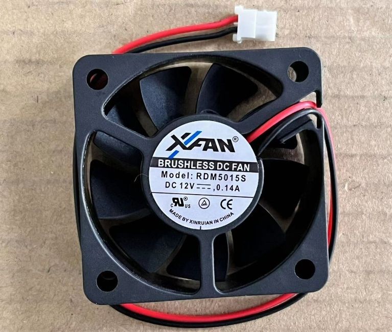 XFAN 50 * 50 * 15 мм 12 вольт 0,14 RDM5015S мотоцикла зарядное устройство, вентилятор охлаждения 2 дюйма -