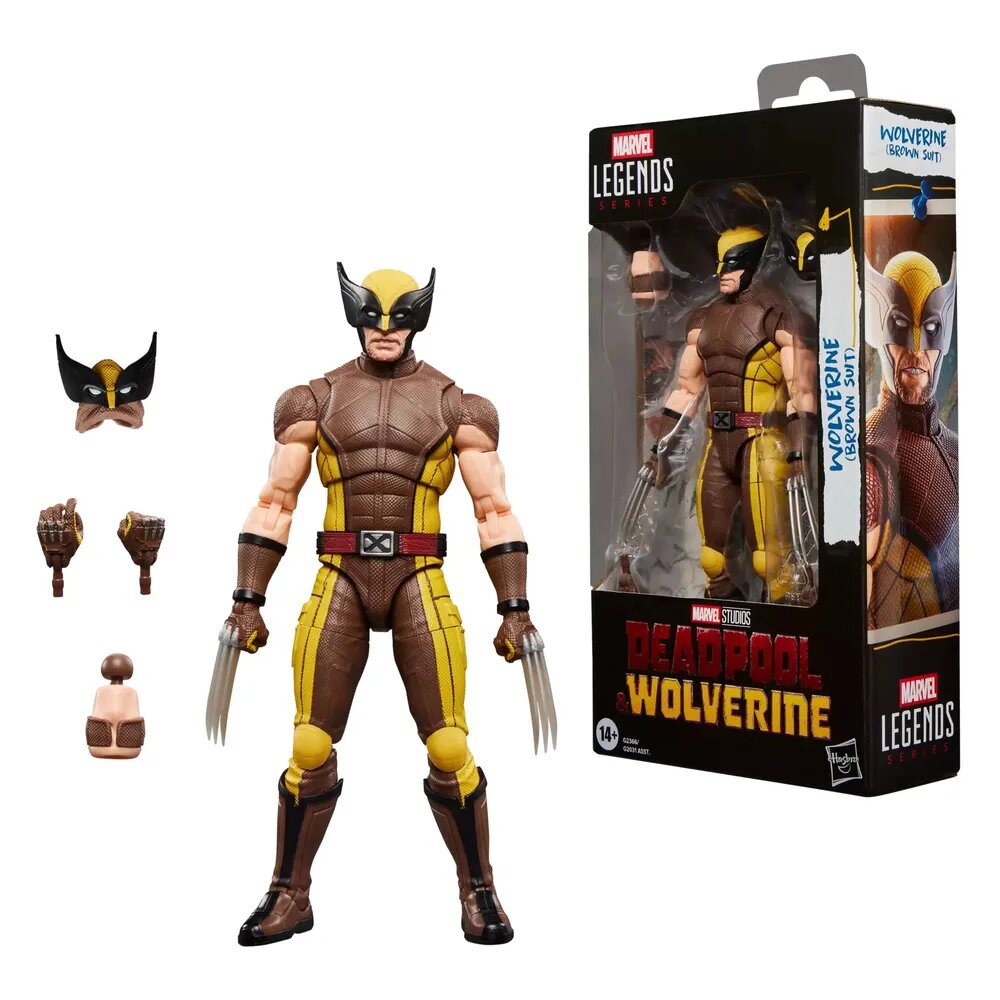 Фигурки Фигурка героя Marvel Legends Дэдпула и Росомахи