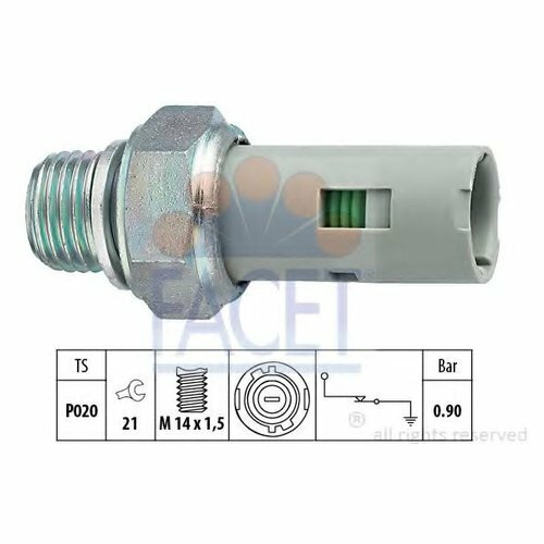 Датчик давления масла Facet 70153