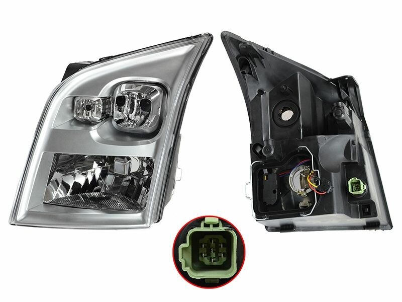 Фара Ford Transit 06-14 (Слева/ С электрокорректором) Ayfar арт. 505693