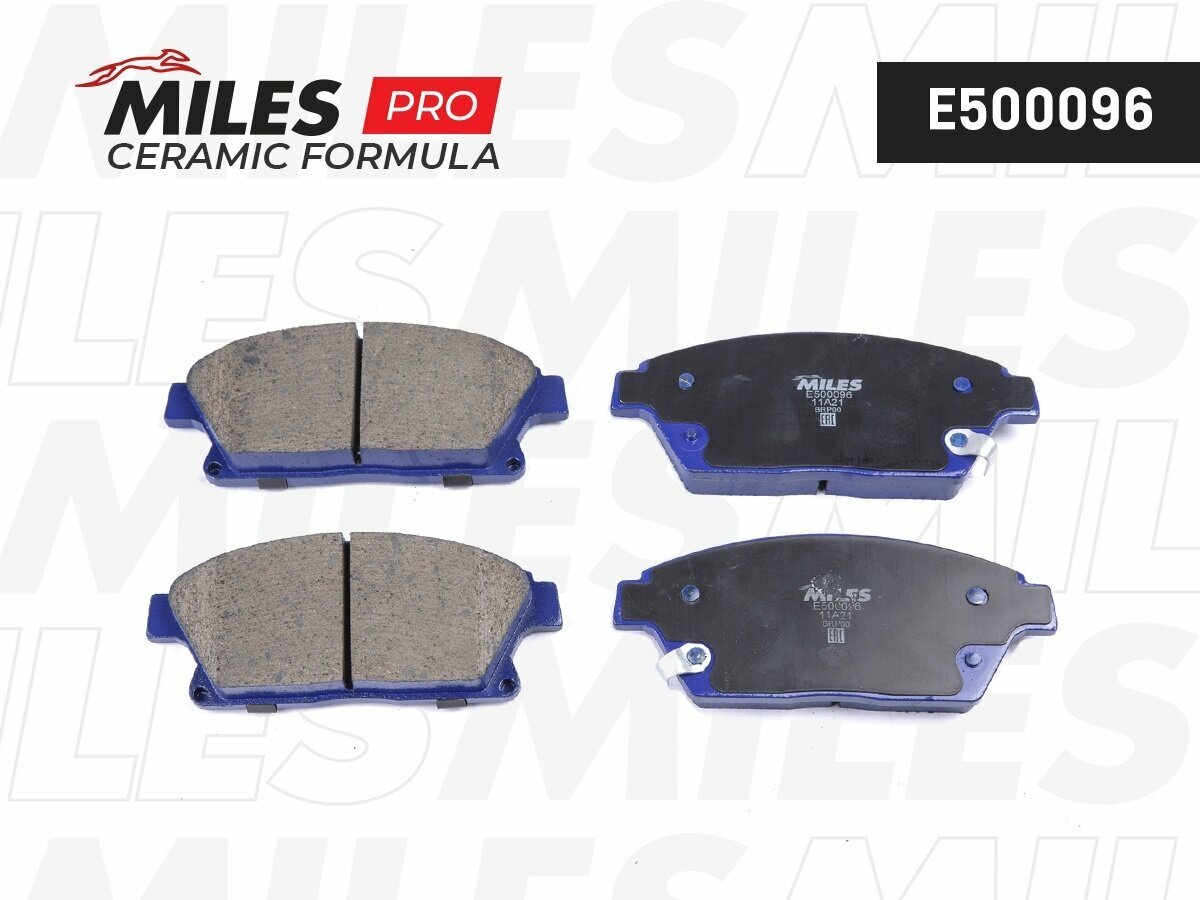 MILES Колодки тормозные передние (Смесь CERAMIC серия PRO) CHEVROLET CRUZE/OPEL ASTRA J 16 10- (TRW GDB1847) E500096