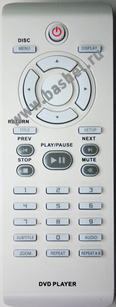 Philips RC-2010 DVD player DVP3252, Пульт ДУ