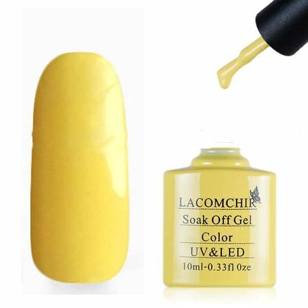 Гель-лак LACOMCHIR TD85 Приглушенный желтый, 10 мл