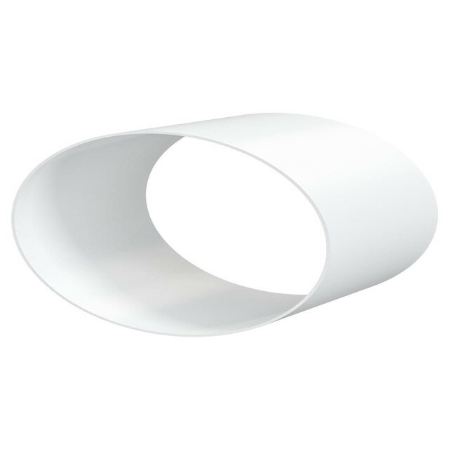 Соединитель фасонных элементов ЭРА D100мм пластик белый