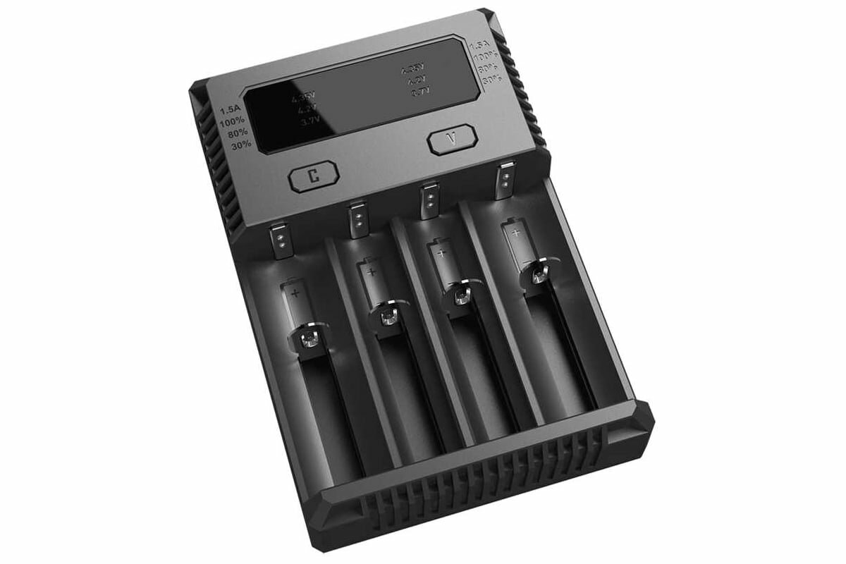 Nitecore i4 Зарядник 4x18650/16340 с автоопределением Li-ion Ni-MH Ni-Cd компактный