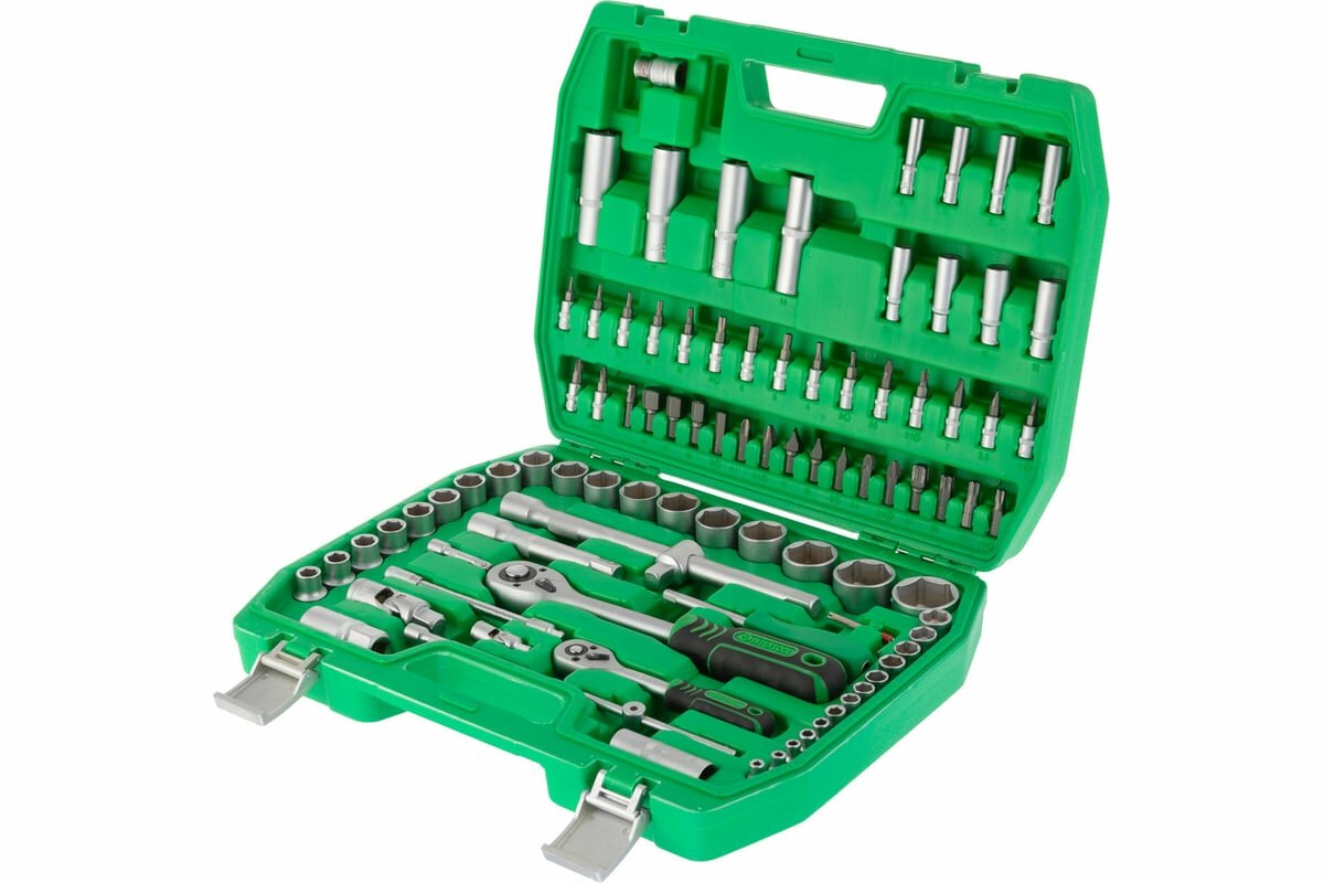 INTERTOOL Набор инструментов 1/2" & 1/4" 94ед, Cr-V ET-6094SP